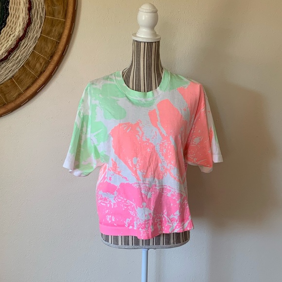 unbranded | Tops | Vintage 9s Streetwear Tee Paint Splatter One Stitch ...
